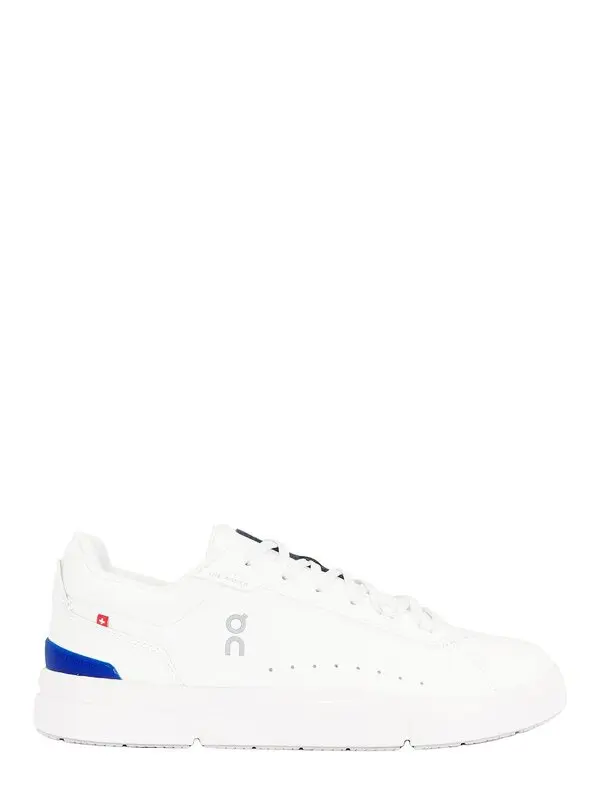 On The Roger Advantage Sneakers - White & Indigo
