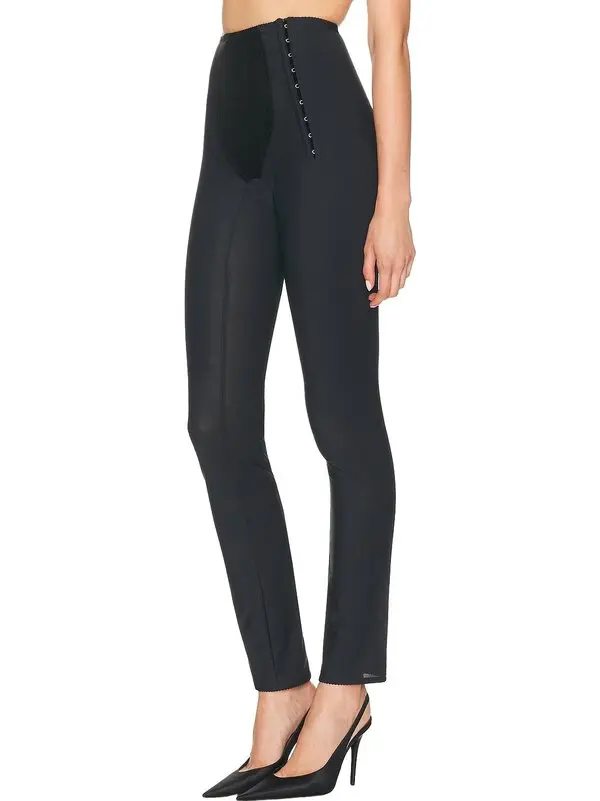 Dolce & Gabbana High Waisted Pant - Black