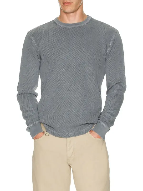 Citizens Of Humanity Waffle Crewneck Sweater - Grey