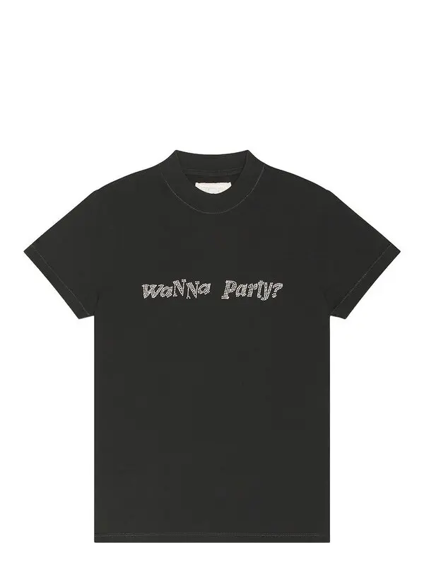 ERL Wanna Party T-shirt Knit - Black