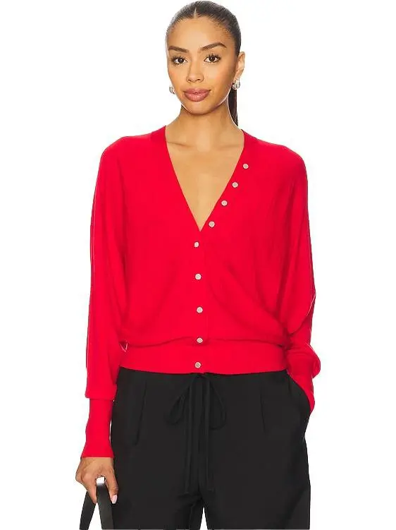 ALLSAINTS Honor Cardigan - Crimson Red