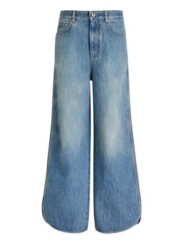 Loewe Wide-leg Jeans - Denim