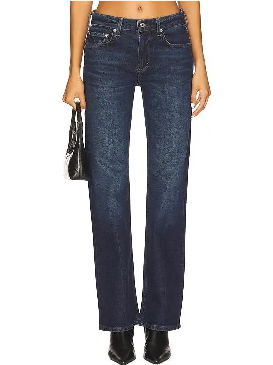Citizens Of Humanity Genova Low Rise Boot Jeans - Blue