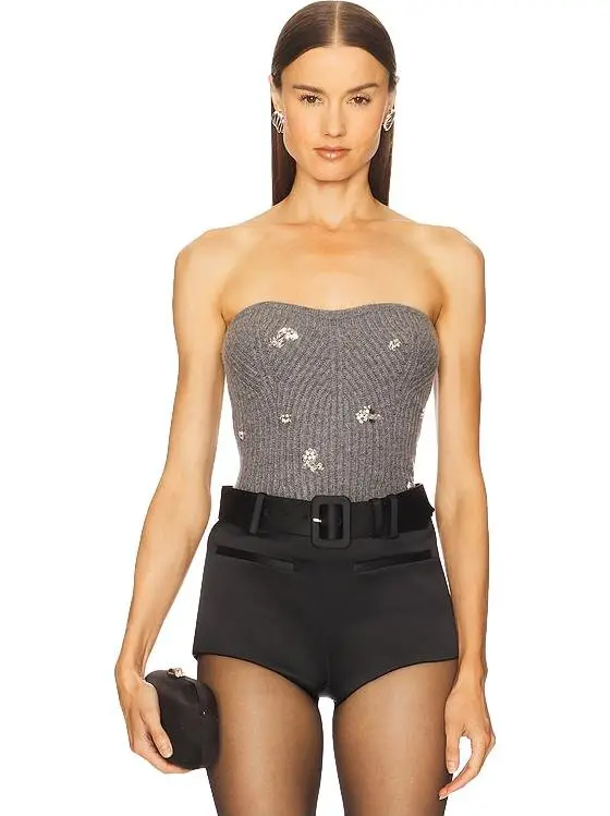 Simkhai Waverlie Tube Top - Grey