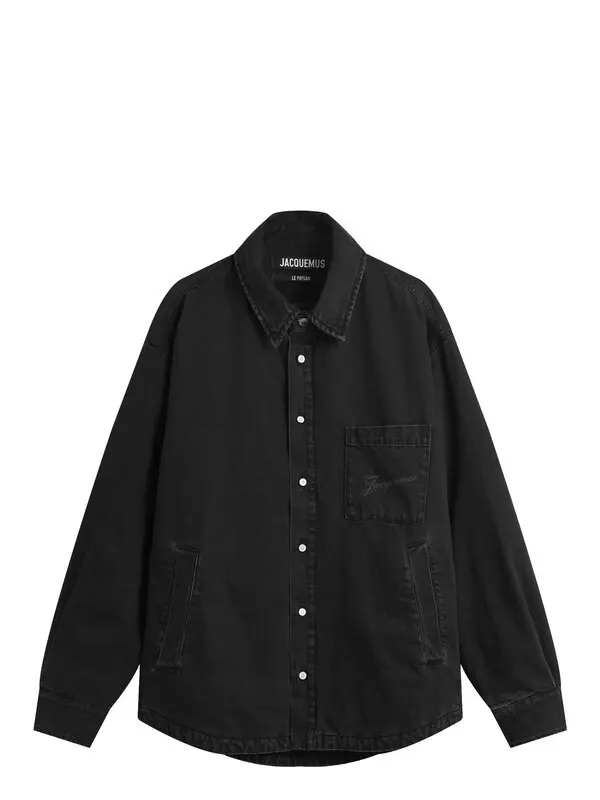 Jacquemus Denim Shirt - Black