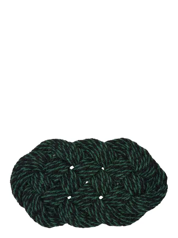 HAY Coco Door Mat - Green/black