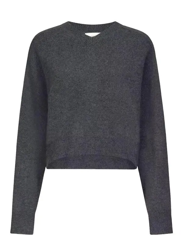 Loulou De Saison V-neck Sweater - Grey