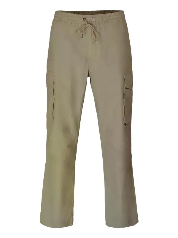 MOORER Cargo-pocket Drawstring Trousers - Neutrals