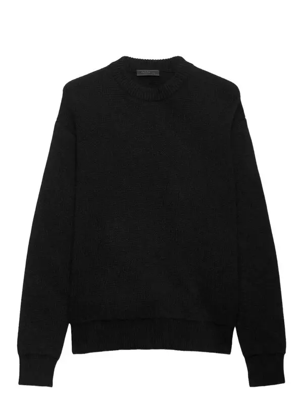 Prada Cashmere Crew-neck Sweater - Black