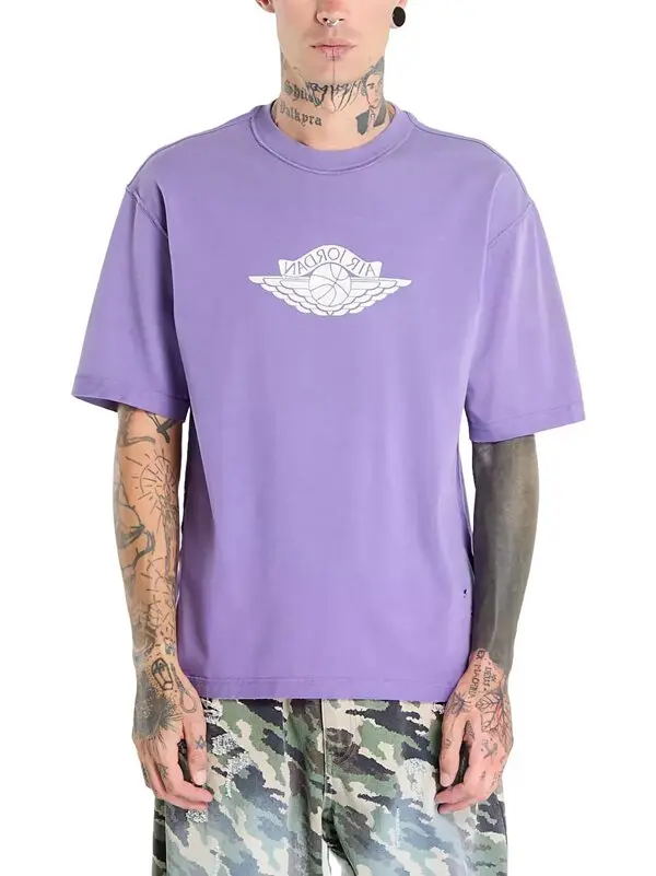 JORDAN Wings-print Logo T-shirt - Purple