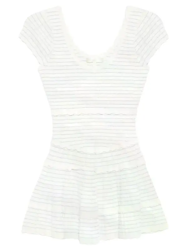 LoveShackFancy Elisavette Mini Dress - White