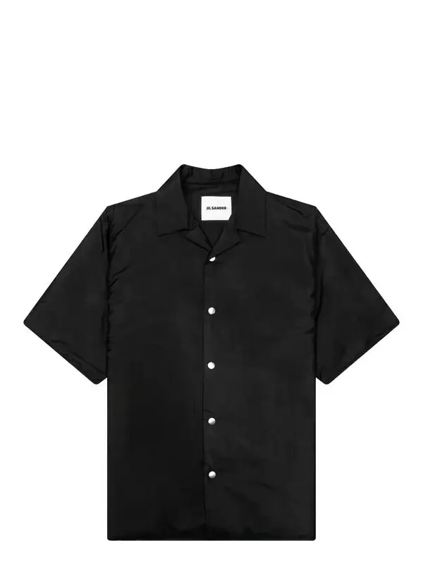 JIL SANDER Short-sleeve Button Shirt - Black