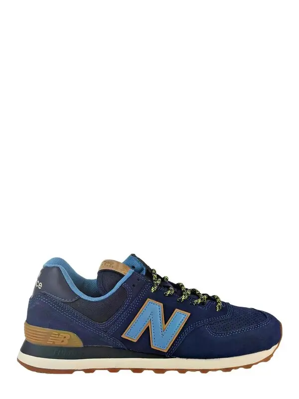 NEW BALANCE 574 Suede Sneakers - Blue