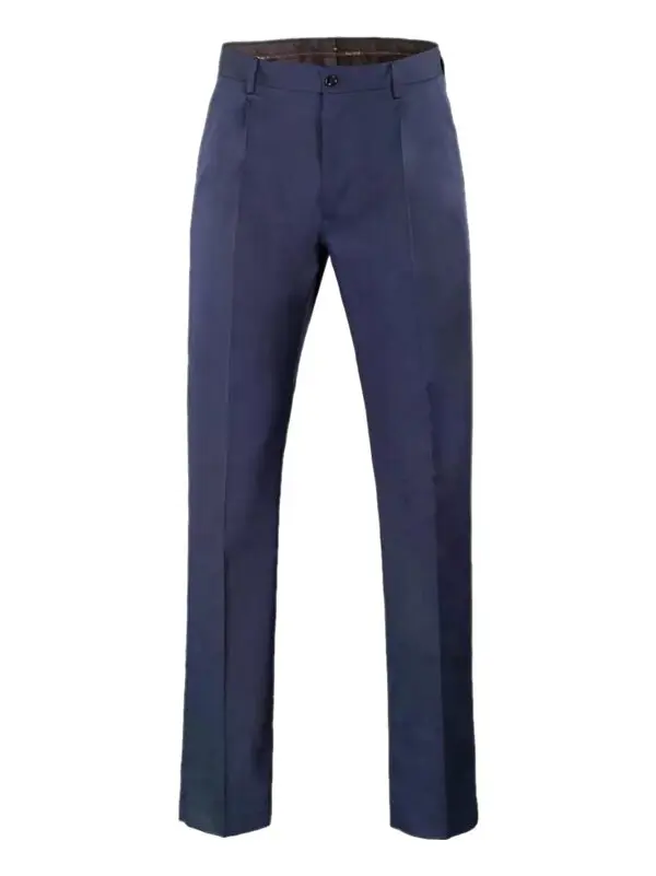 MOORER Tailored Pleated Trousers - Blue