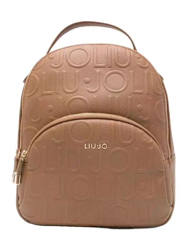 Liu Jo Logo-plaque Backpack - Neutrals