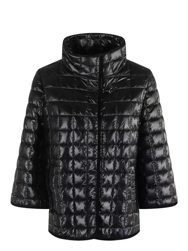 FAY Quilted Puffer Jacket - Black