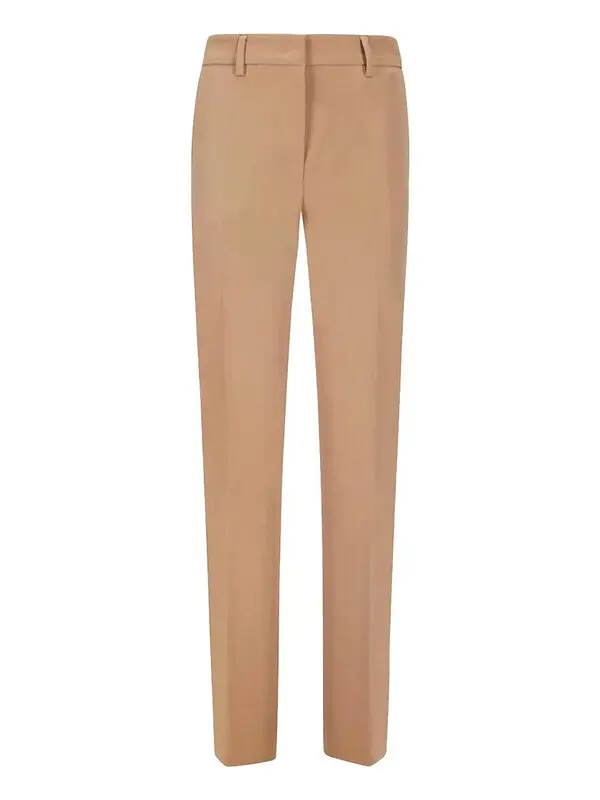 Alberto Biani Dart-detail Trousers - Brown
