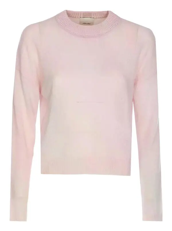 ALLUDE Long-sleeve Sweater - Pink