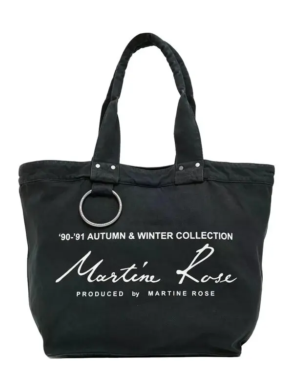 Martine Rose Logo-print Tote Bag - Green