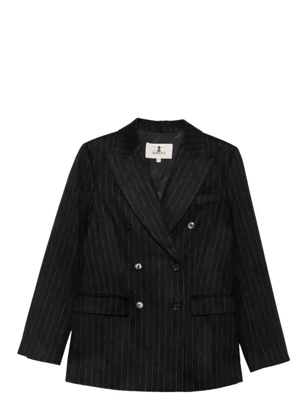 Barena Venezia Pinstripe Double-breasted Blazer - Grey