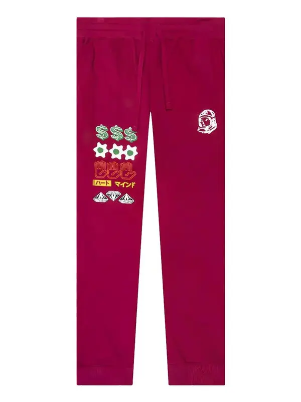 BILLIONAIRE BOYS CLUB Graphic-print Track Pants - Red