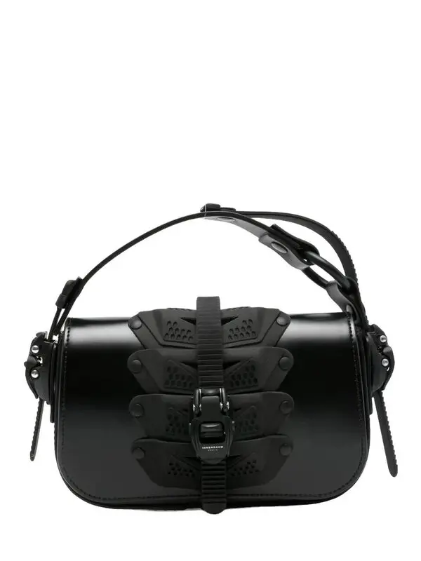 INNERRAUM Buckle-fastening Panelled Tote Bag - Black