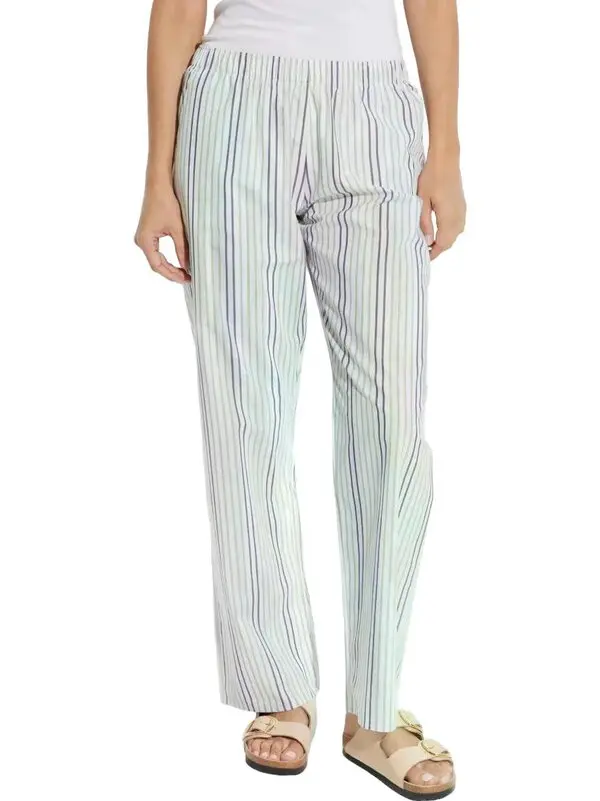 Hanro Striped Pajama Pants - White