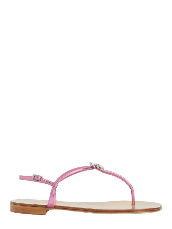 GIUSEPPE ZANOTTI Geltrude Crystal-embellished Sandals - Pink