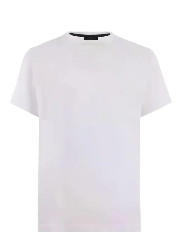 FAY Embroidered-logo Crew-neck T-shirt - White
