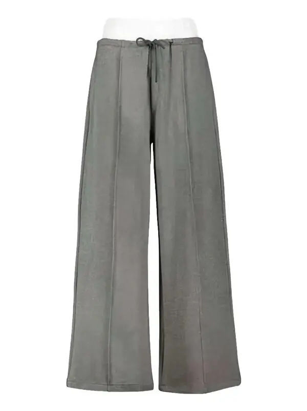 ELEH Wide-leg Panelled Trousers - Grey