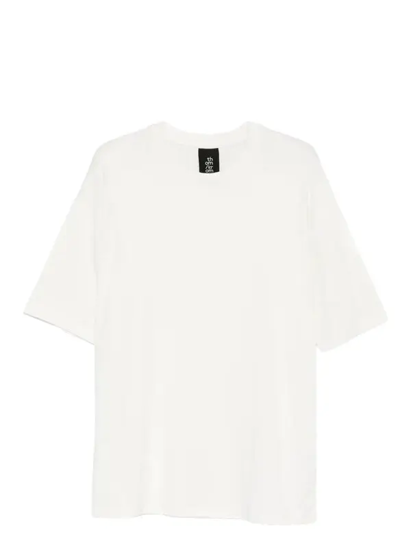 THOM KROM Round-neck Short-sleeve T-shirt - Neutrals