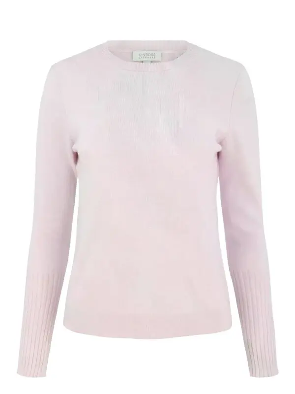 Kinross Cashmere Ribbed-cuff Cashmere Sweater - Pink