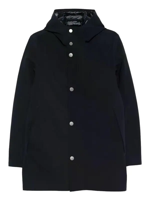 RRD Hooded Button Coat - Blue