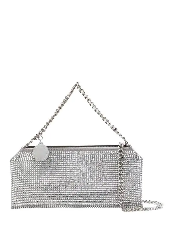 Stella McCartney Falabella Crystal Cross-body Bag - Silver