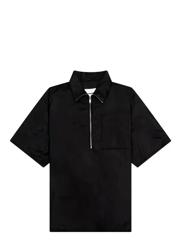 JIL SANDER Zip-pocket Shirt - Black