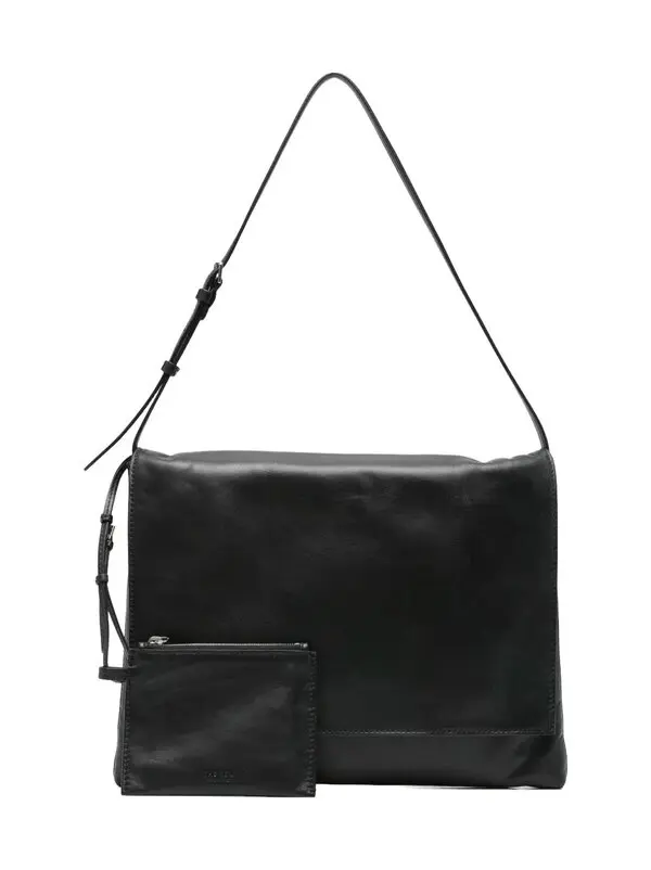 THE ROW Flap Shoulder Bag - Black