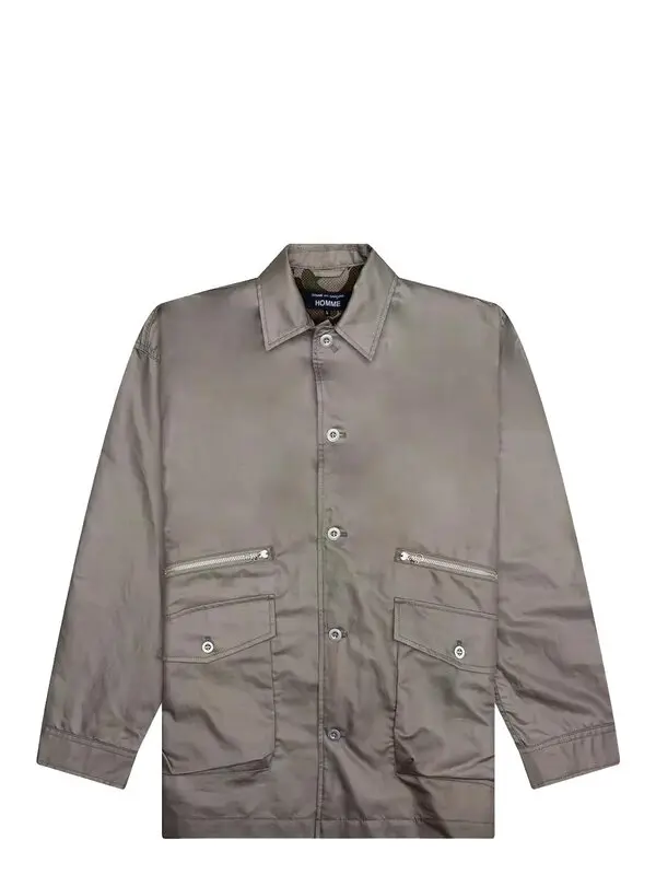 Comme Des Garçons Multi-pocket Button-cuff Shirt Jacket - Grey