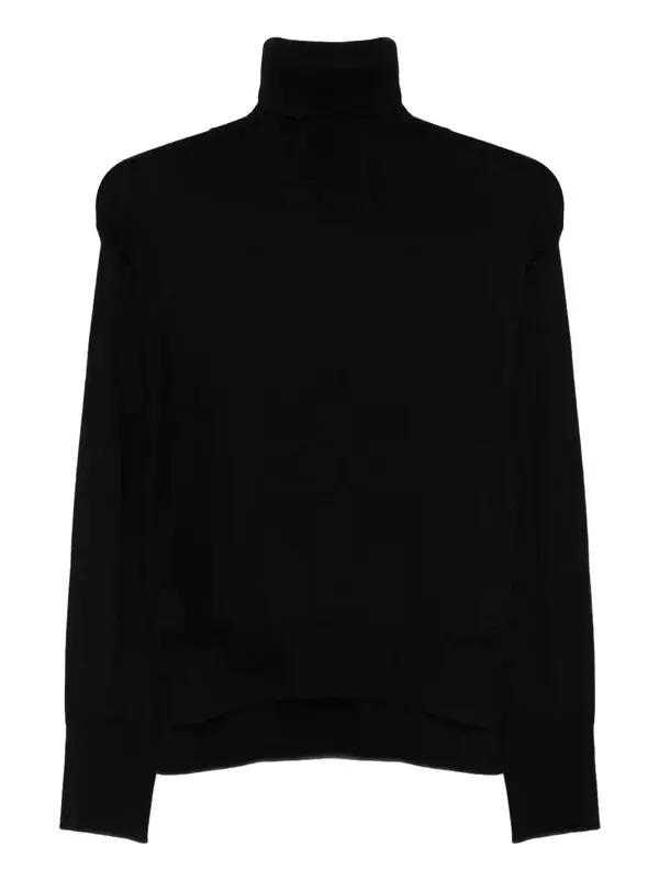 DANIELE FIESOLI Turtleneck Merino-wool Sweater - Black