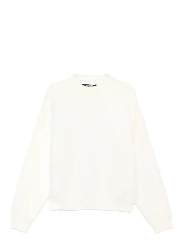 Jacquemus Round-neck Sweater - White