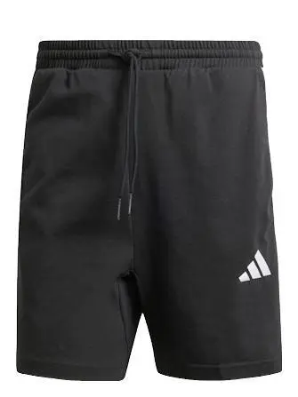 Adidas Essentials 3-stripes Single Jersey 7-inch Shorts - Black White