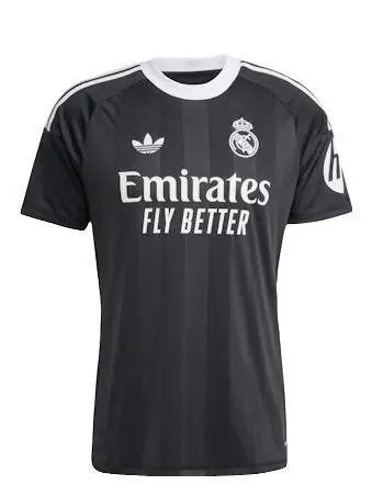 Adidas Real Madrid 25/26 Third Goalkeeper Jersey - Black