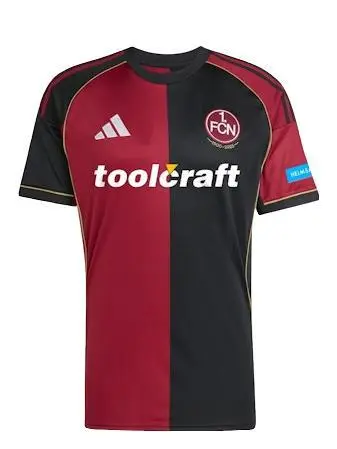 Adidas 1. Fc Nurnberg 25/26 Home Jersey - Team Coll Burgundy 2 Black