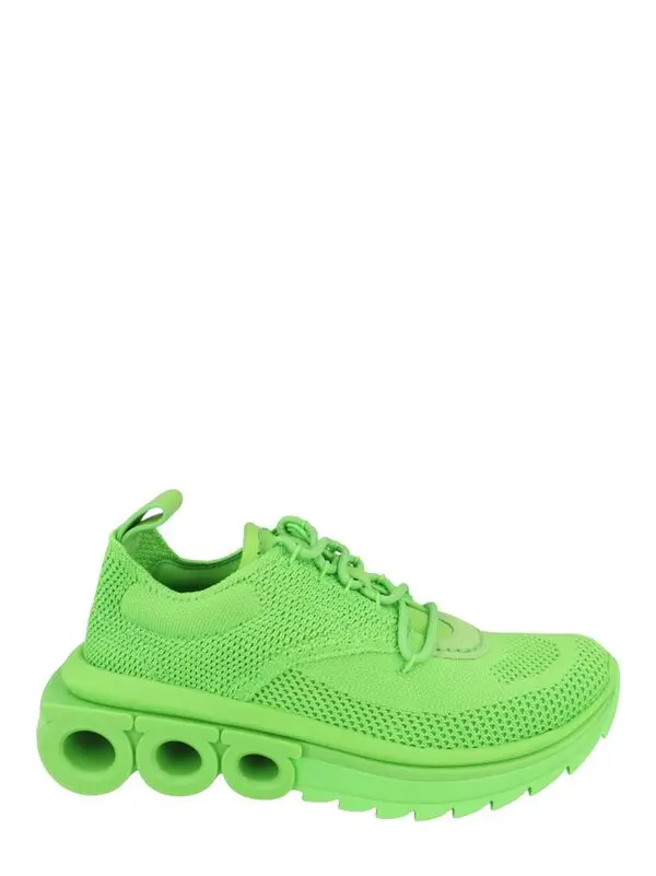 FERRAGAMO Nima Knit Sneakers - Green