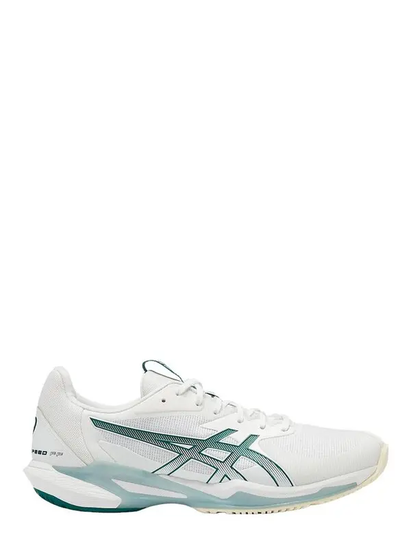 Asics Solution Speed Ff 3in Athletic Shoes - White/pitch Green