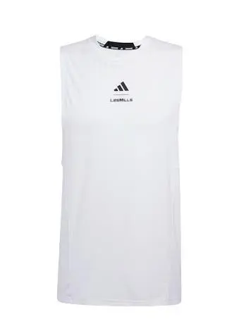 Adidas Les Mills Graphic Tank Top - White