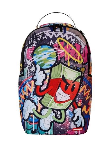 SPRAYGROUND Money Makes The World Go Round Dlxv Backpack - Multicolor