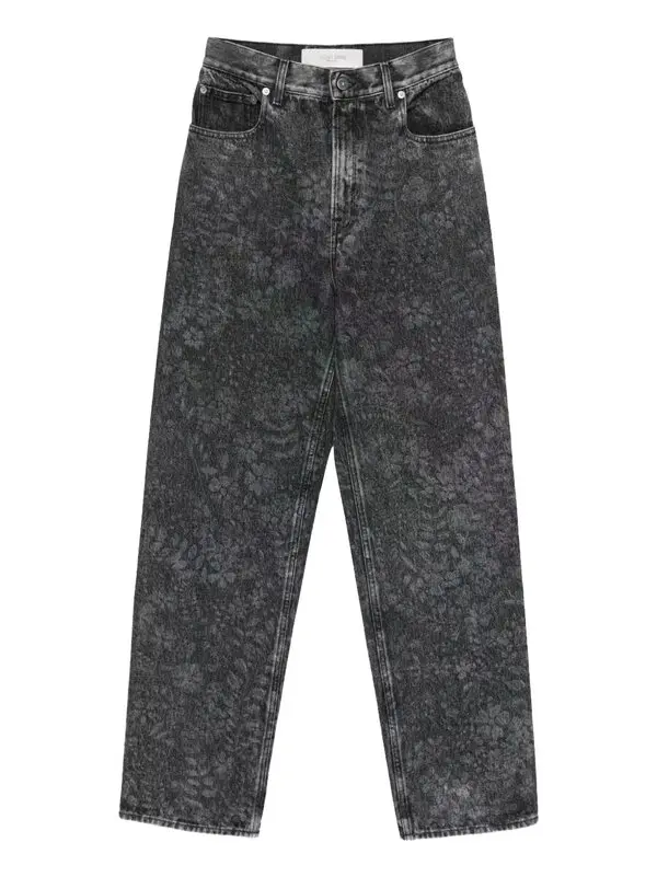 GOLDEN GOOSE Acid-wash Cotton Jeans - Grey