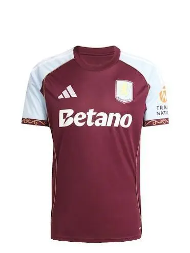 Adidas Aston Villa Fc 25/26 Home Jersey - Maroon Glow Blue