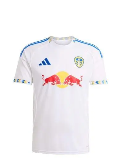 Adidas Leeds United Fc 25/26 Home Jersey - White Blue