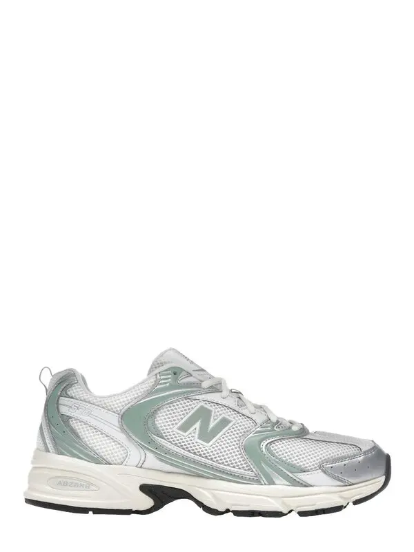 NEW BALANCE 530 Sneakers - Silver Metallic/mosaic Green